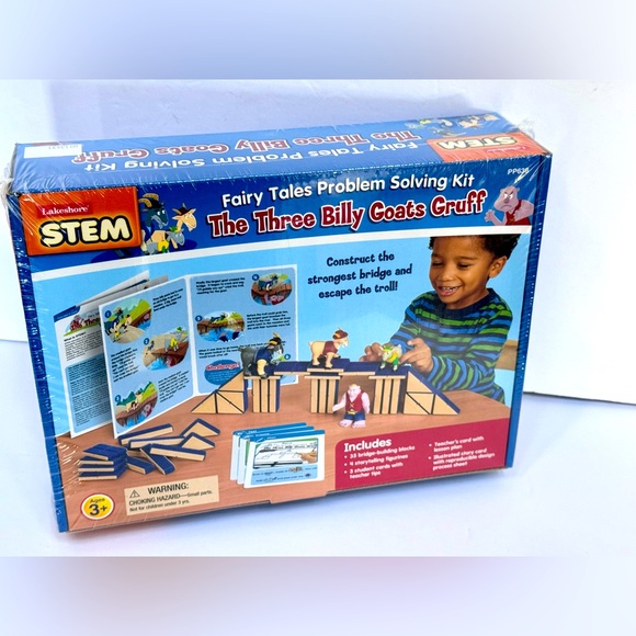 Scholastic | Toys | Scholastic Stem Fairy Tale Problems Solving Kit The Three Billy Goats Gruff ...